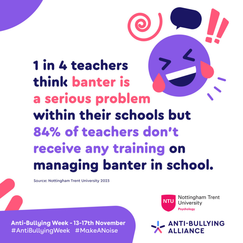 Bullying or banter? It’s time to speak-up and ‘make a noise’ if someone ...