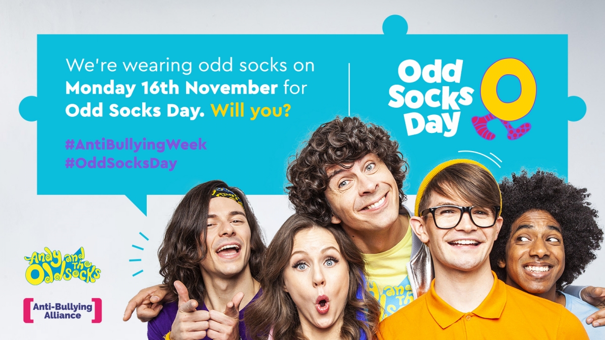 Come Together For Odd Socks Day 2020 "United Against Bullying" and The Kids Are United, charity ...