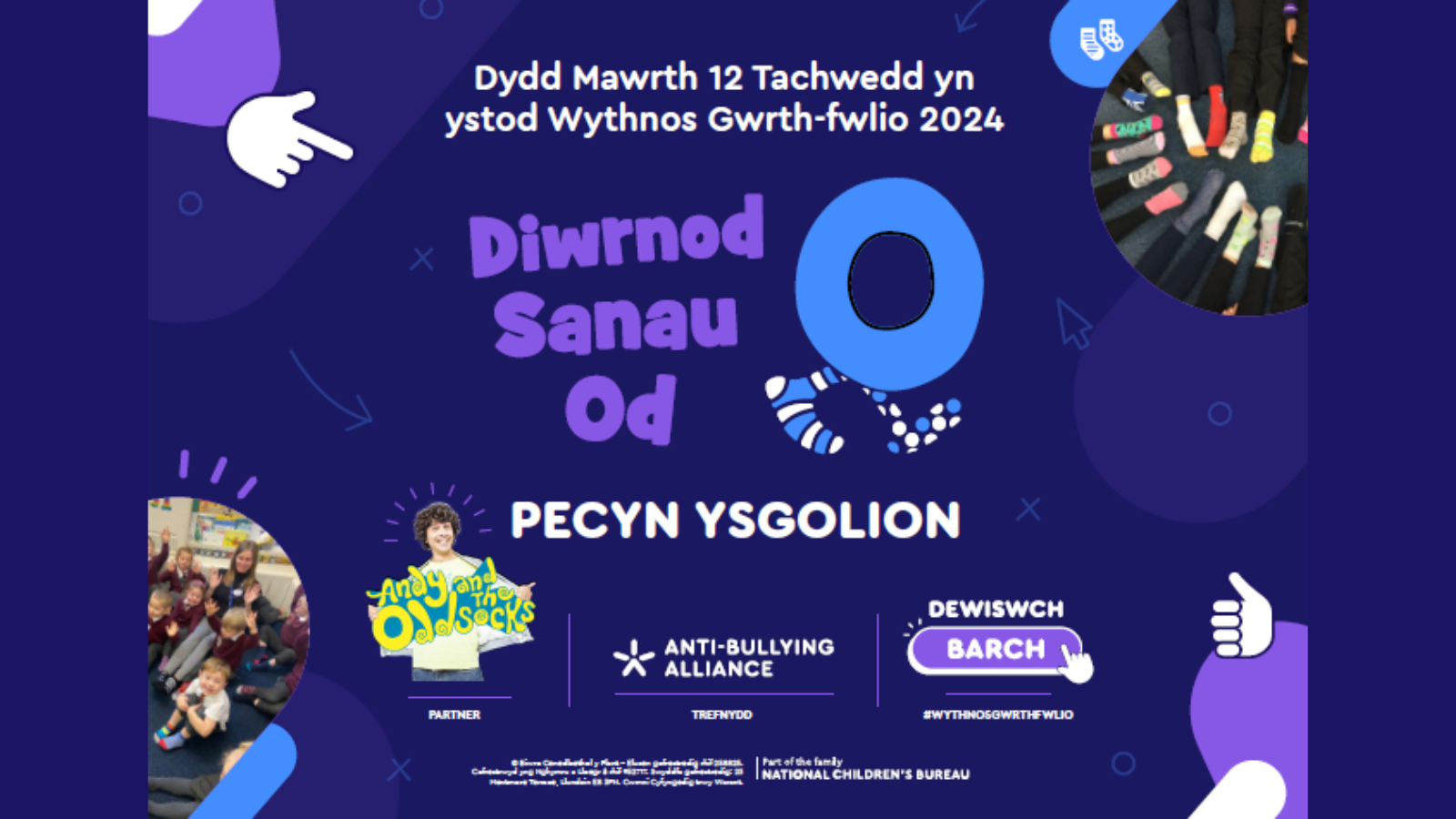 Diwrnod Sanau Od (2024) / Odd Socks Day (2024)